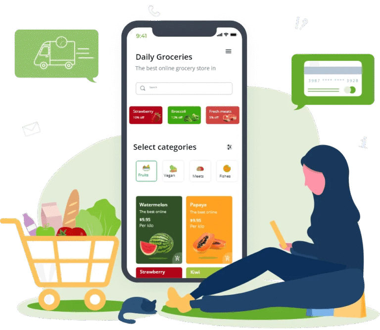 Grocery, Food, Pharmacy, etc Delivery Mobile App - PaPaYaQatar