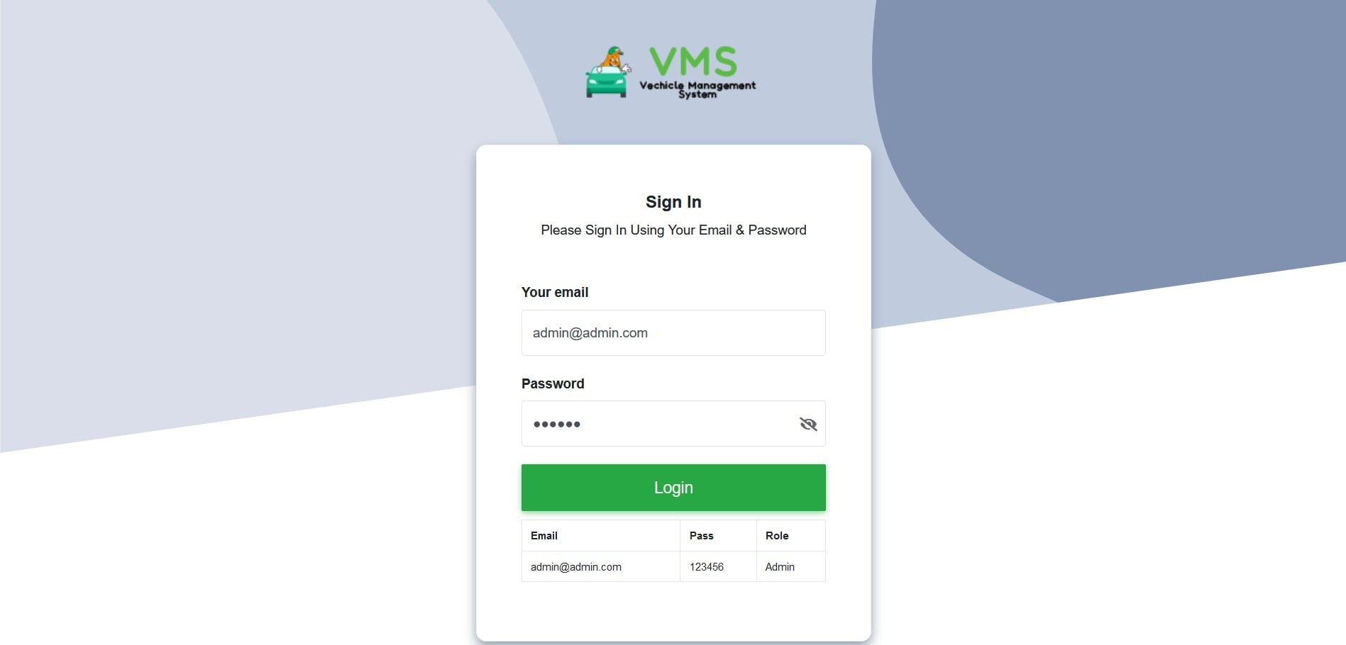 VMS-Rent a car and Limousine Vehicle Management System - PaPaYaQatar